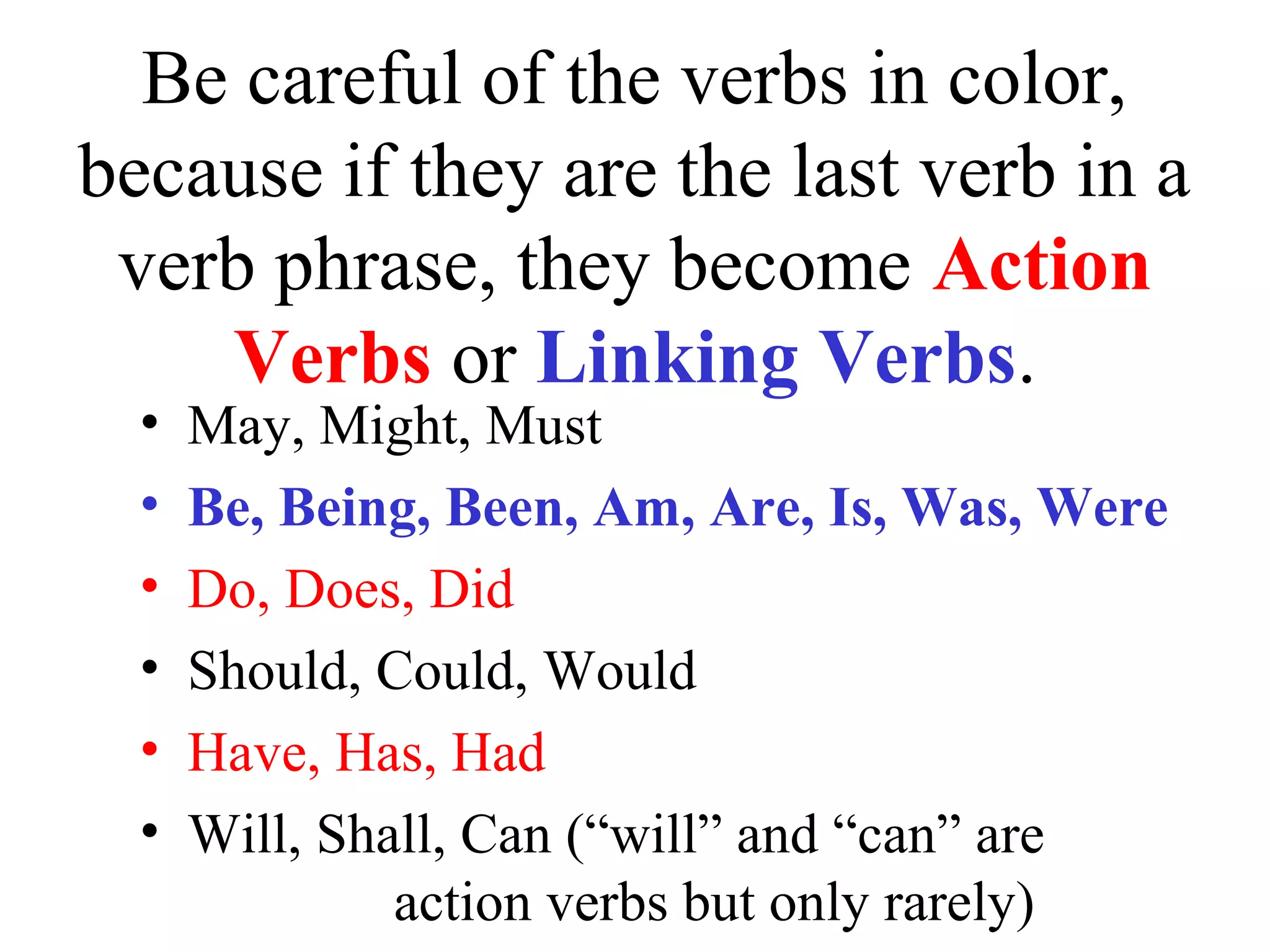 Helping verbs | PPT