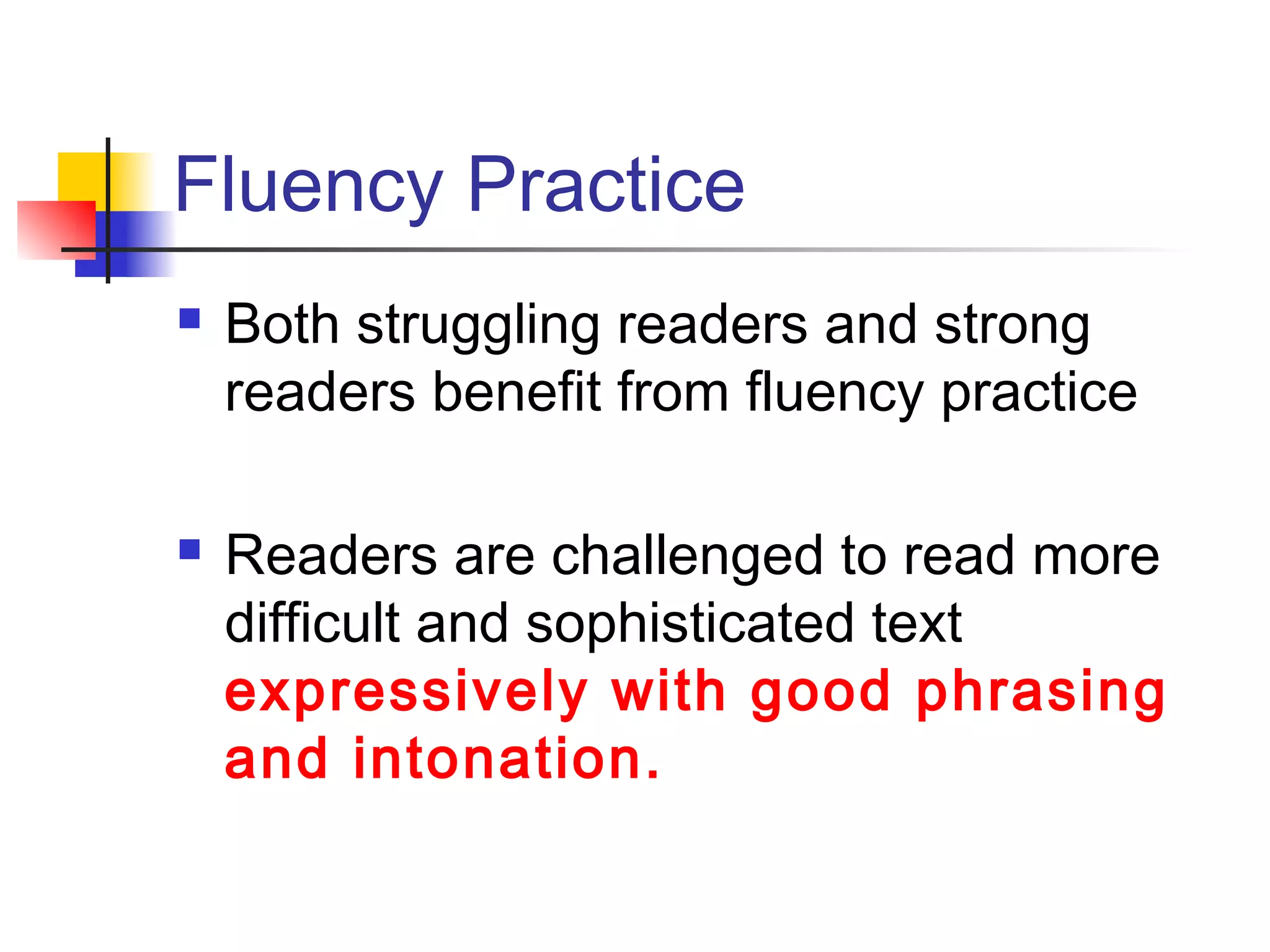 Helping your child with english reading fluency | PPT