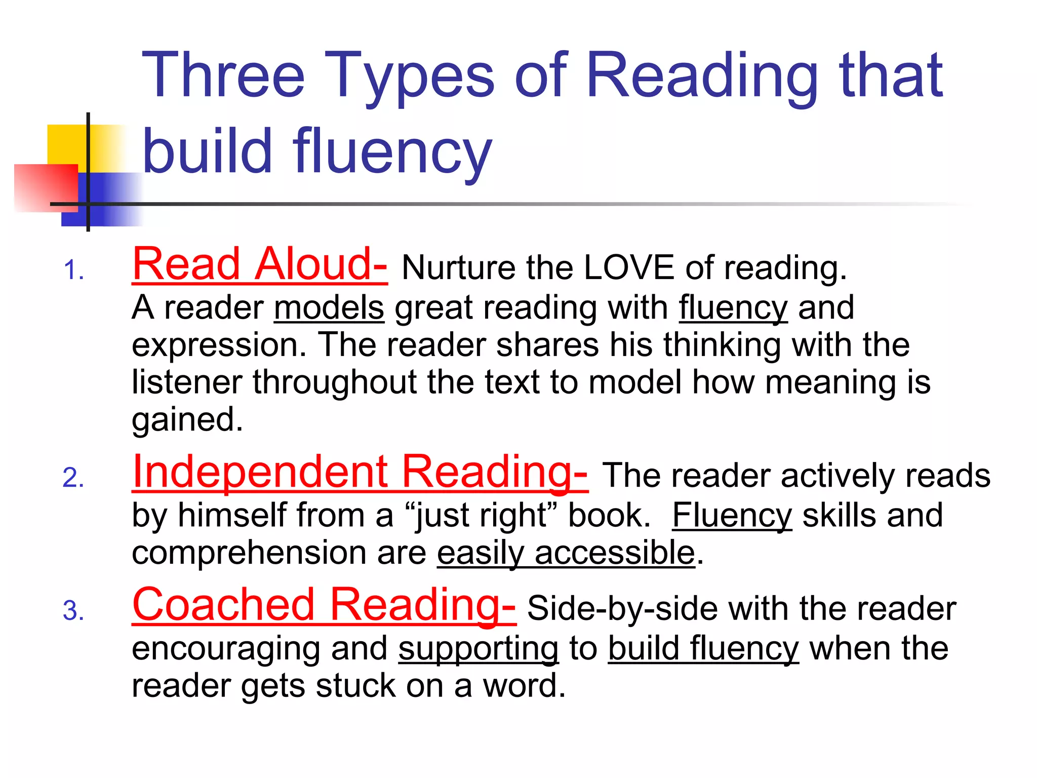 Helping your child with english reading fluency | PPT