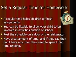 Helping your child with homework | PPT