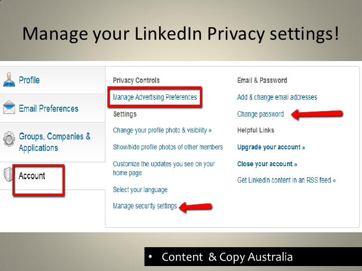 Helping You To Manage Your Security And Privacy On Linked In