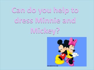 Help mickey and minnie | PPT