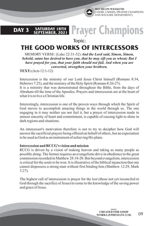 Help ministries weekend 2021 | PDF