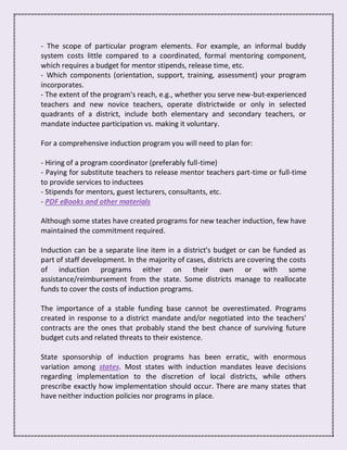 Help New Teachers Establish Themselves Professionally | PDF