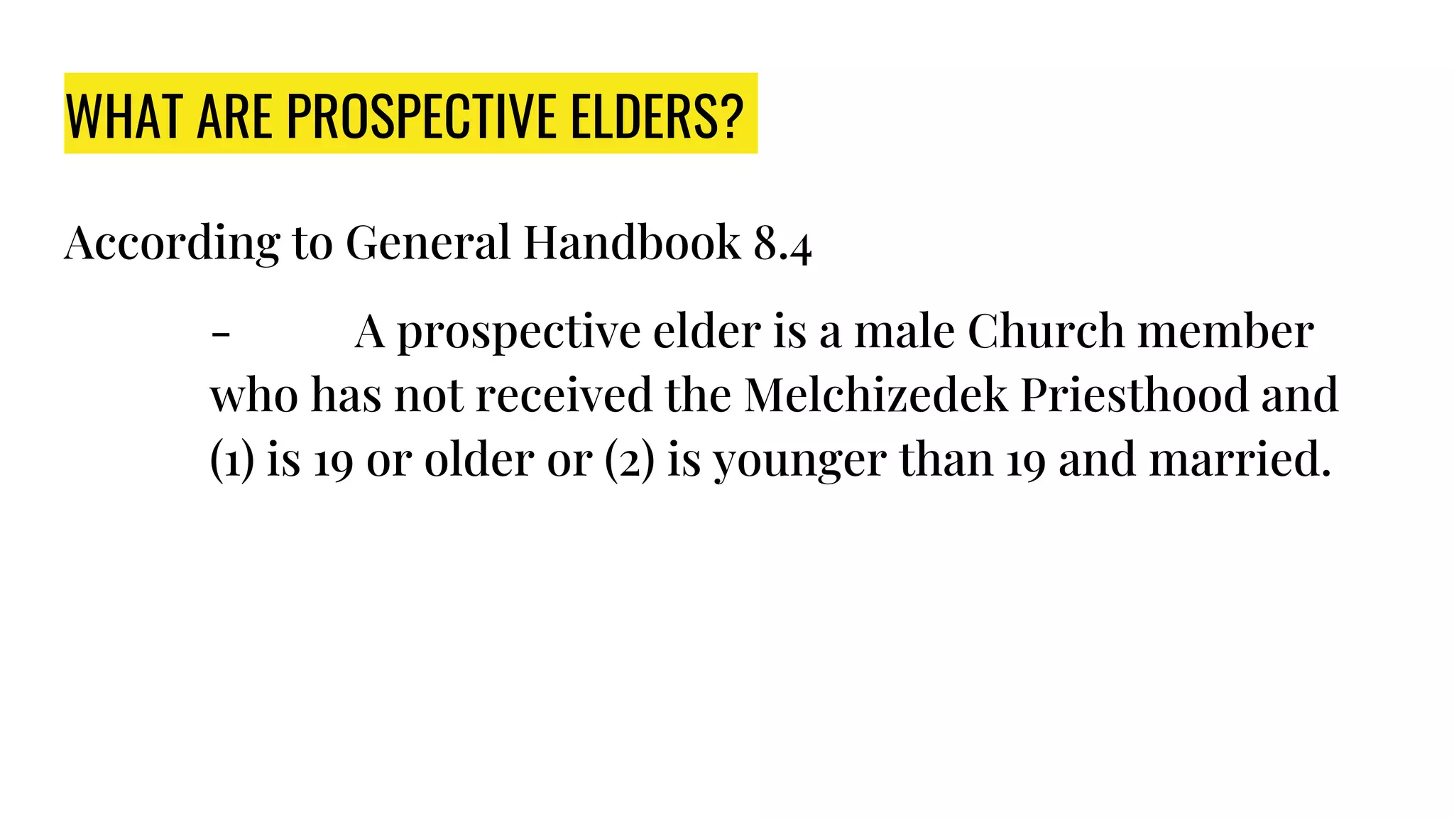 Help Ordain Prospective Elders (HOPE).pptx