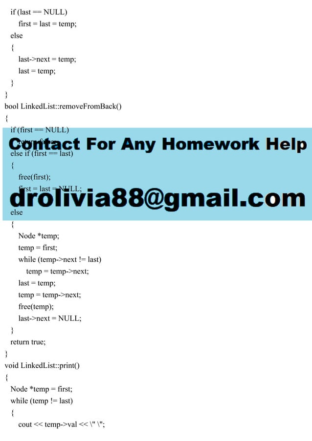 Help please, I have attached LinkedList.cpp and LinkedList.hPlease.pdf