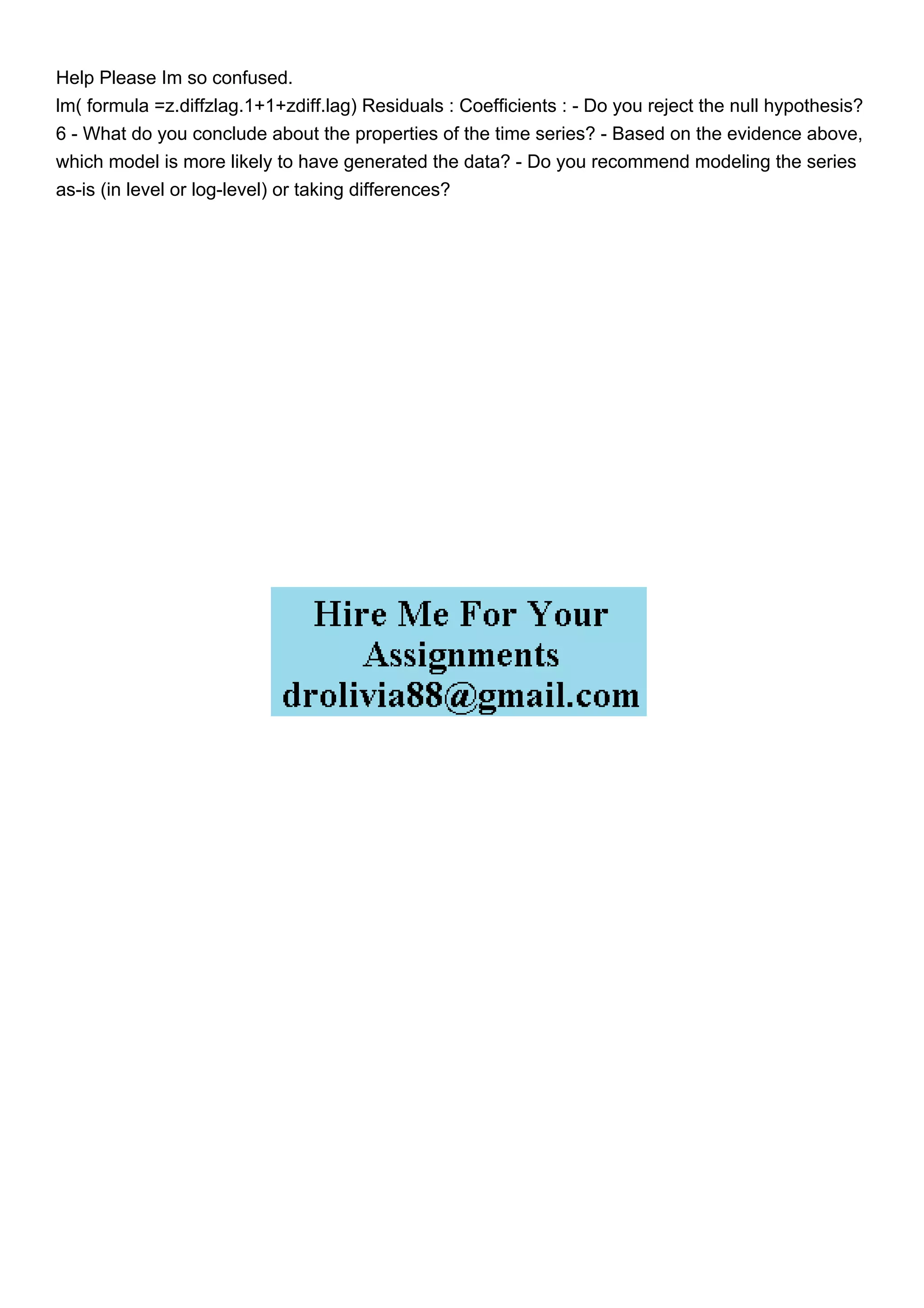 Help Please Im so confused lm formula zdiffzlag1+1+zdif.pdf | Free Download