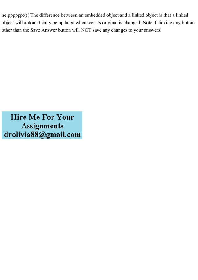 helpppppp((( The difference between an embedded object and a linked.pdf