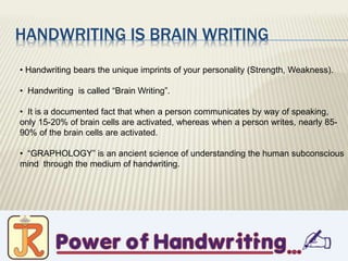 Handwriting Reflects Mental and Physical Health By Mr. Rajesh Jauhari ...