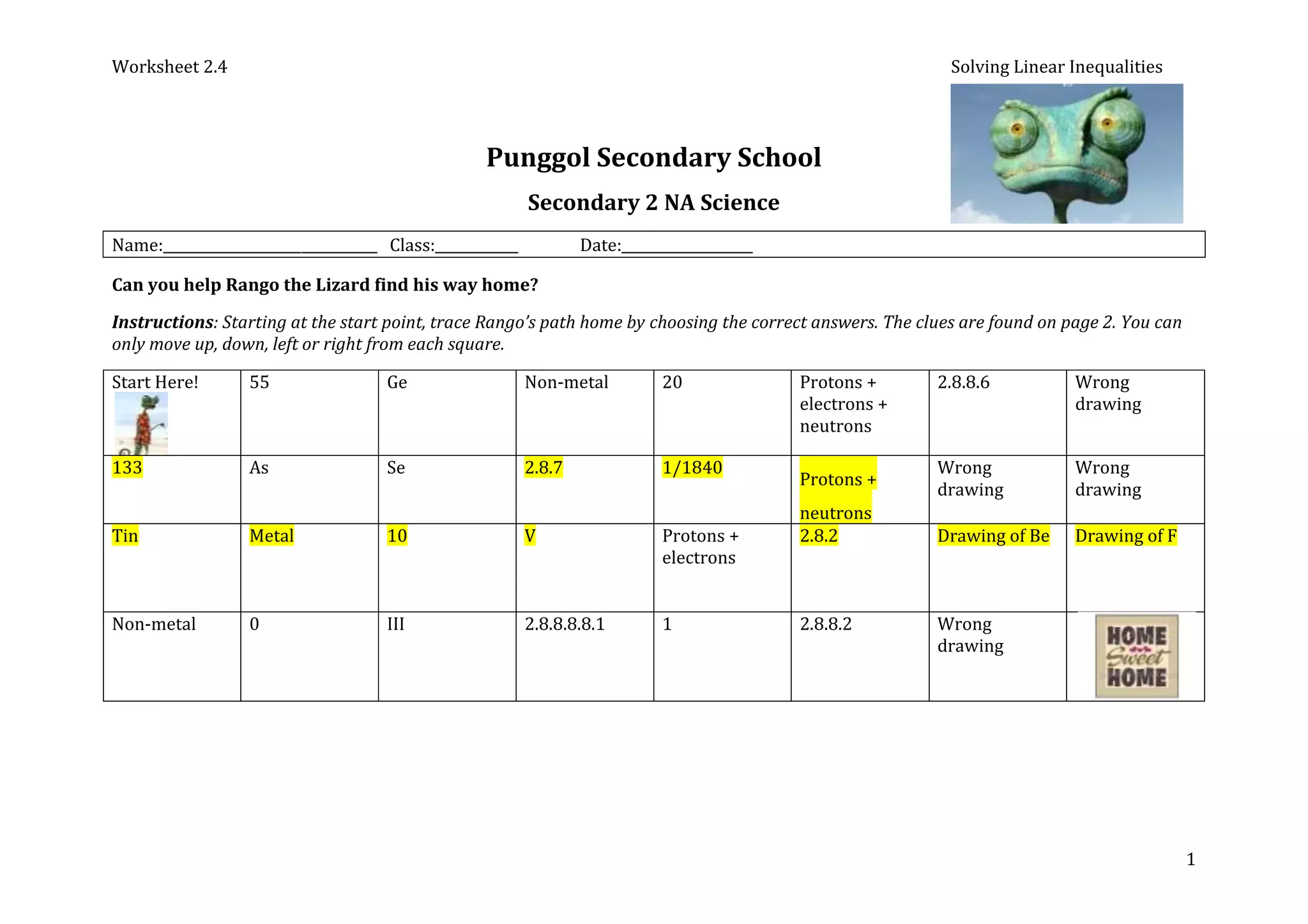 Help rango ans key | PPT