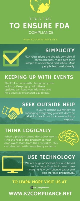 5 Tips to Ensure FDA Compliance
