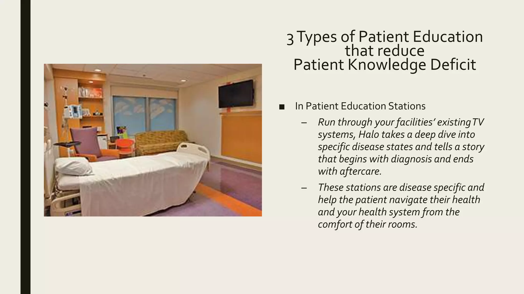 Help Reduce Patient Knowledge Deficit | PPTX