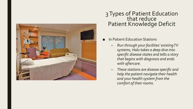 Help Reduce Patient Knowledge Deficit | PPTX