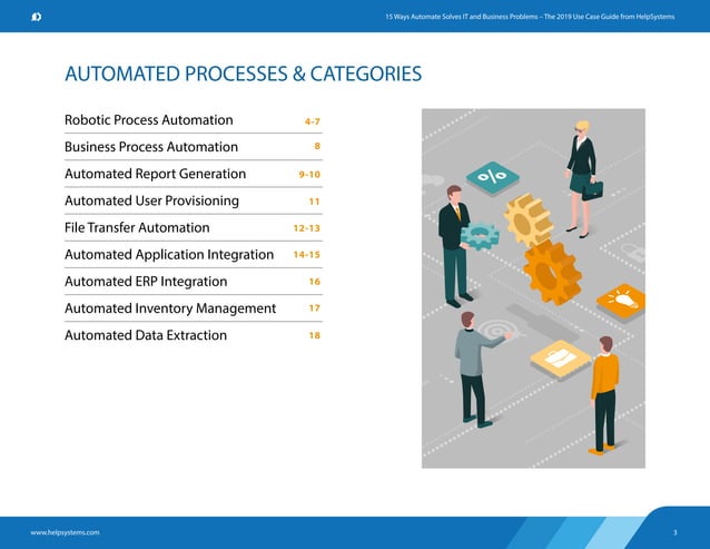 The 2019 AUTOMATE Use Case Guide from HelpSystems | PDF | Business Banking & Finance | Business