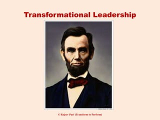 Transform to Perform - Leadership Tenets for the 21st Century By Dr ...