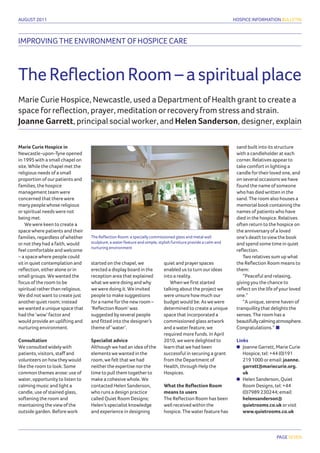 Help the hospices marie curie reflection room | PDF