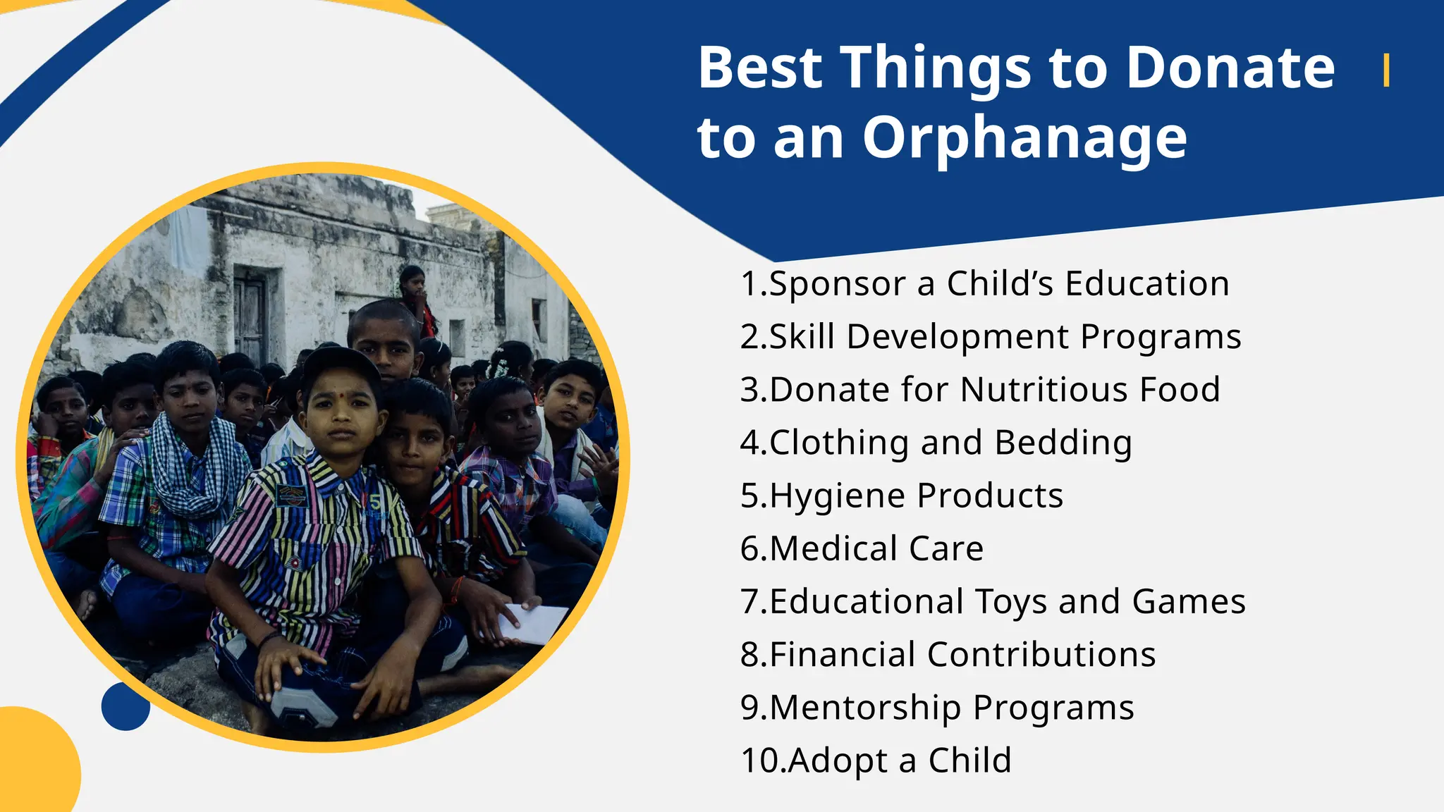 Help us make a difference in the lives of orphaned children! | PPTX