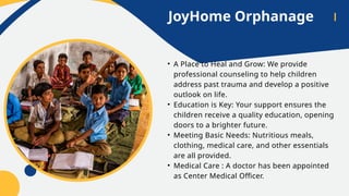 Help us make a difference in the lives of orphaned children! | PPTX