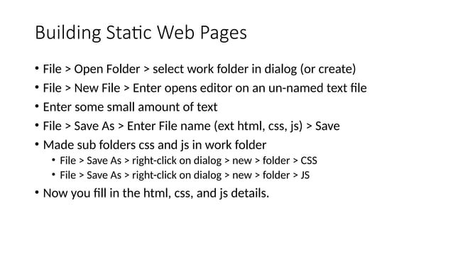What is Visual Studio Code (VS Code).... | PPTX | Web Design and HTML ...