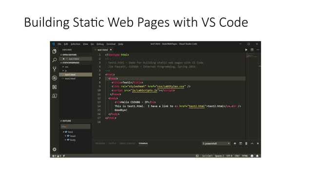 What is Visual Studio Code (VS Code).... | PPTX | Web Design and HTML ...