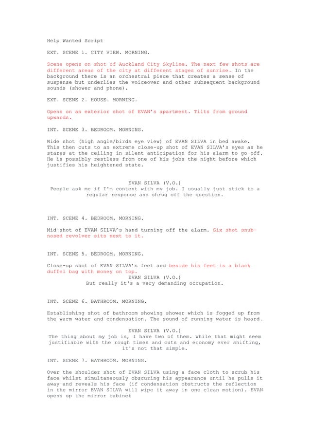 Help wanted Script (Updated) | PDF
