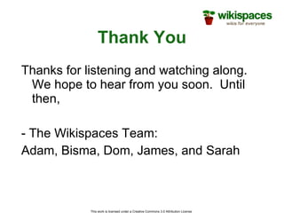Wikispaces for Teachers | PPT