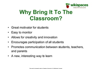 Wikispaces for Teachers | PPT