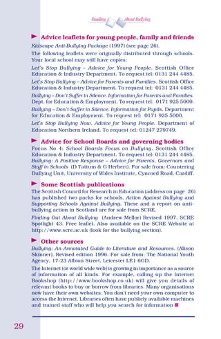 Help with bullying | PDF