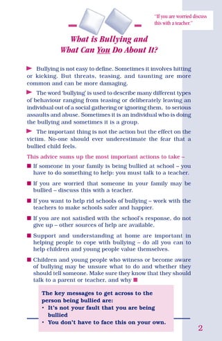 Help with bullying | PDF