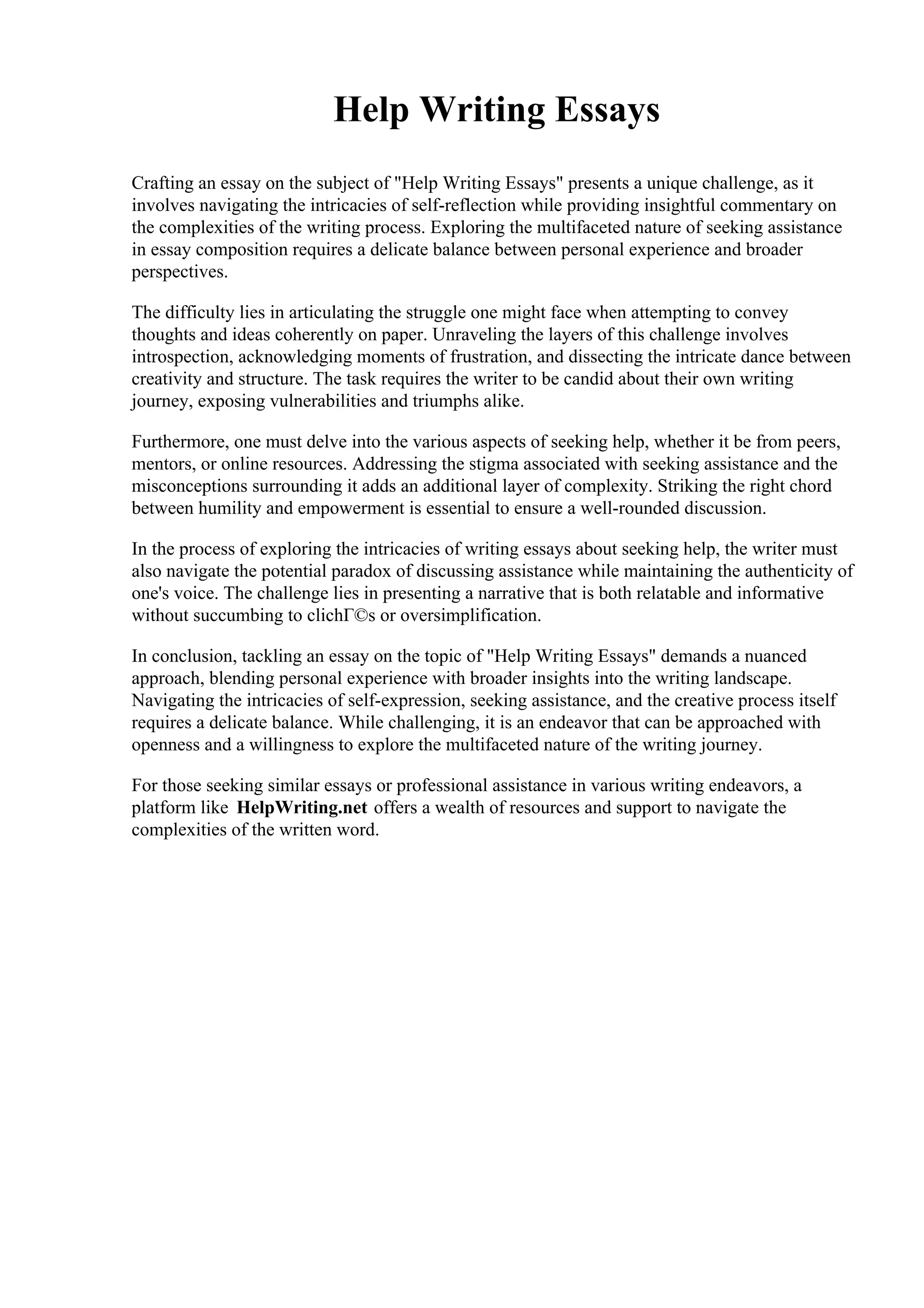 Help Writing Essays.pdf | Freelance Writing | Content Production