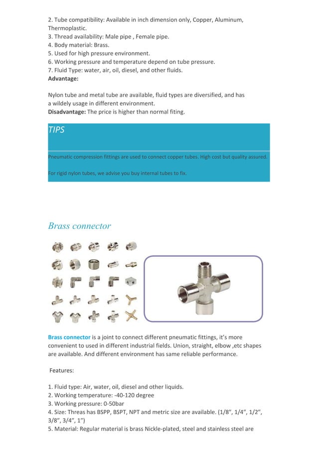 Help you choose pneumatic air fittings from china – untapped tips | PDF