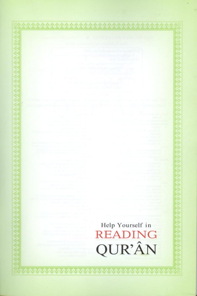 Help yourself in reading holy quran arabic english | PDF | Islam ...