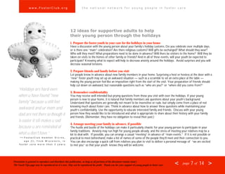Helping Foster Kids Through the Holidays | PDF
