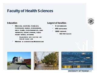 Introduction to the Faculty of Health Sciences | PPT