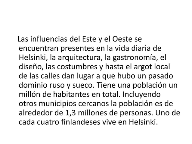 Helsinki | PPTX