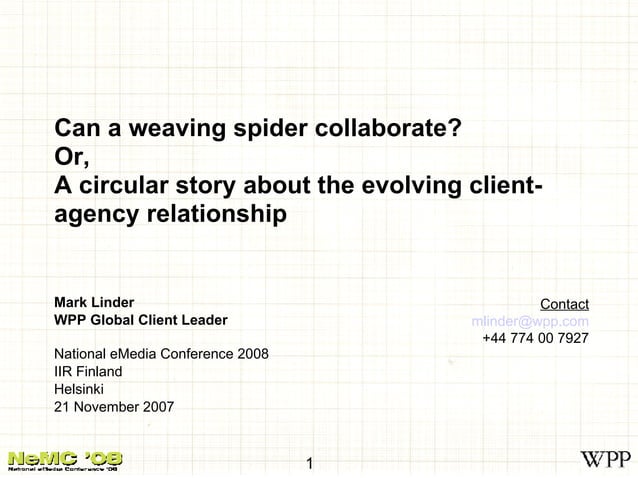 The evolution of client-agency relationships | PPT