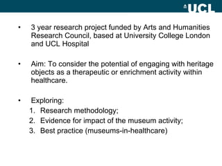 heritage in hospitals | PPT