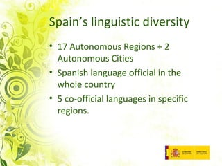 Libraries and Multiculturalism in Spain | PPT