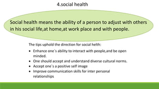 Dimension of health | PDF