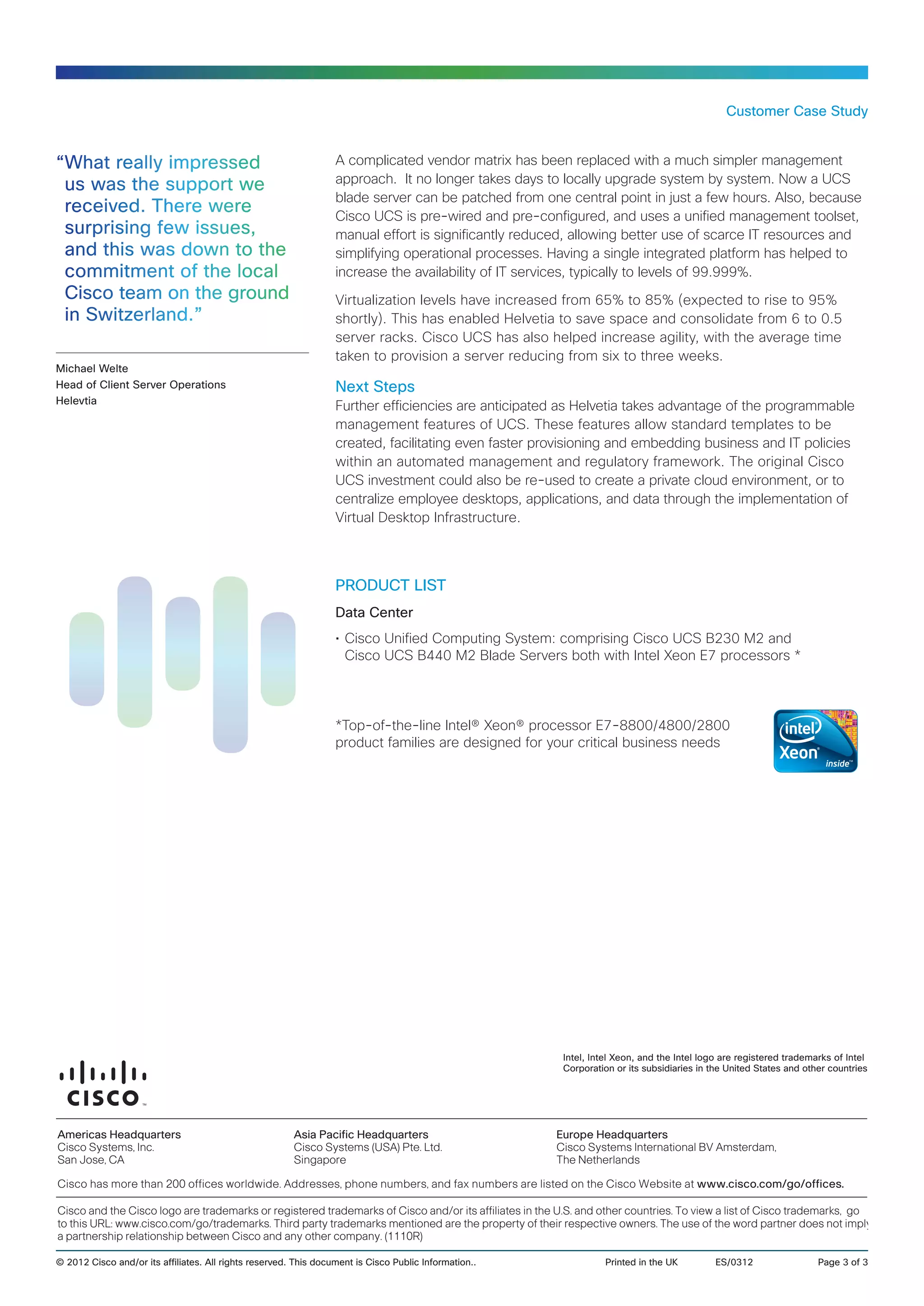 Helvetia case study | PDF