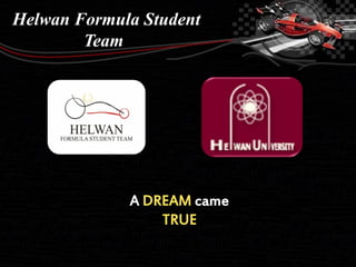 Helwan formula student team main | PDF