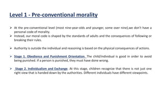 Helz & kohlberg moral ( studies) 8.5 | PPTX | Family and Relationships