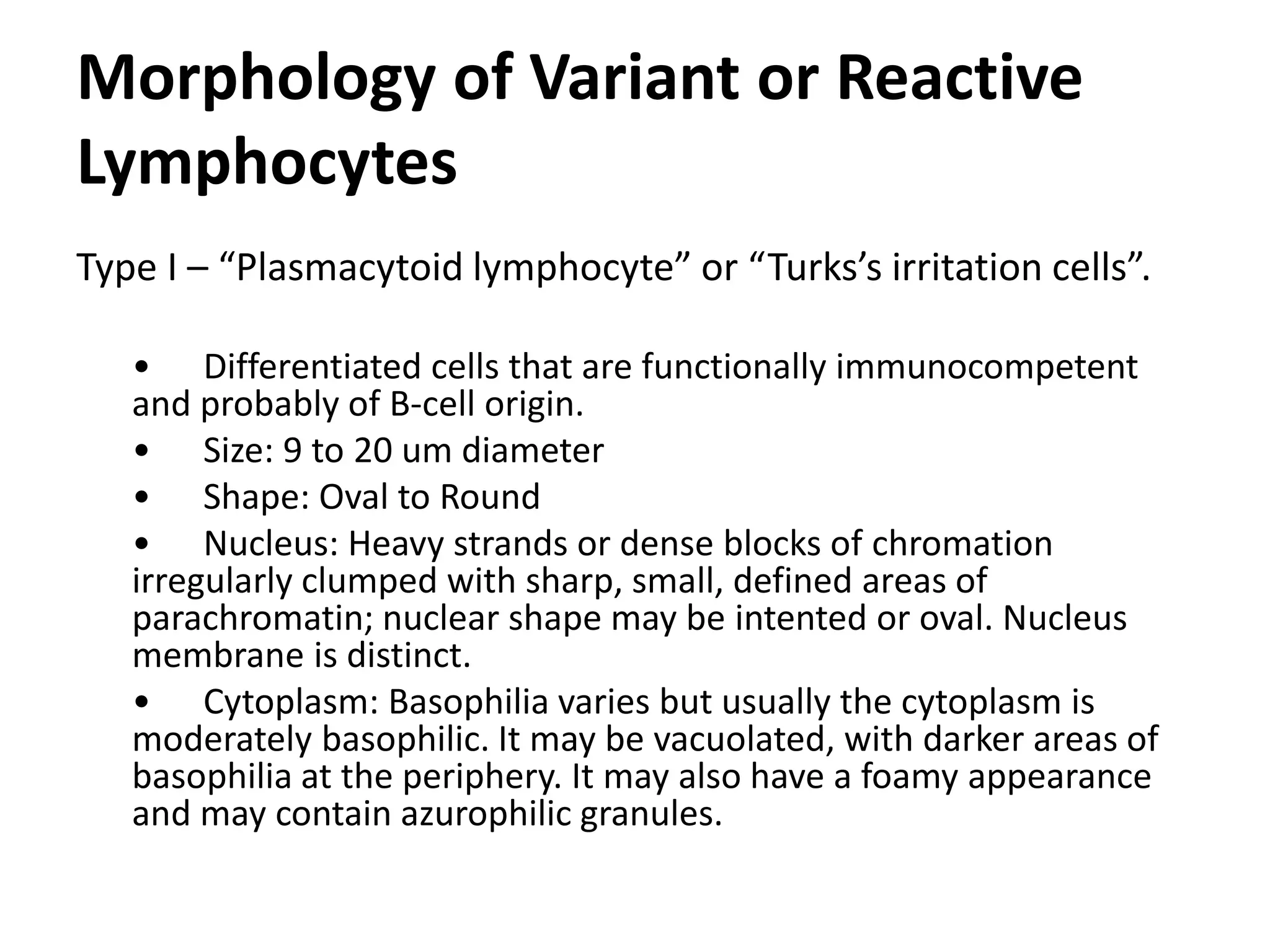 NON-MALIGNANT REACTIVE DISORDERS OF LYMPHOCYTES | PPTX