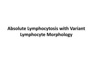 NON-MALIGNANT REACTIVE DISORDERS OF LYMPHOCYTES | PPTX
