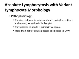 NON-MALIGNANT REACTIVE DISORDERS OF LYMPHOCYTES | PPTX