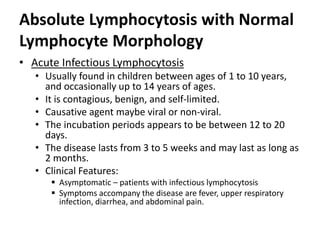 NON-MALIGNANT REACTIVE DISORDERS OF LYMPHOCYTES | PPTX
