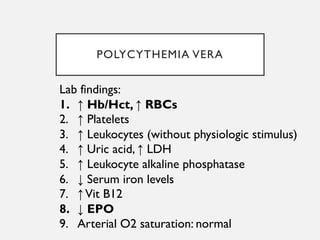 Polycythemia vera+ Myelofibrosis | PDF