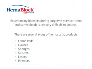 HemaBlock Hemostatic Powder | PDF