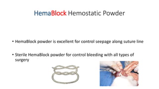 HemaBlock Hemostatic Powder | PPSX