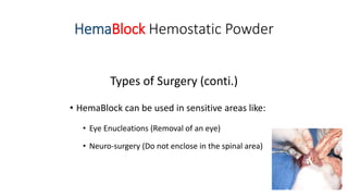 HemaBlock Hemostatic Powder | PPSX